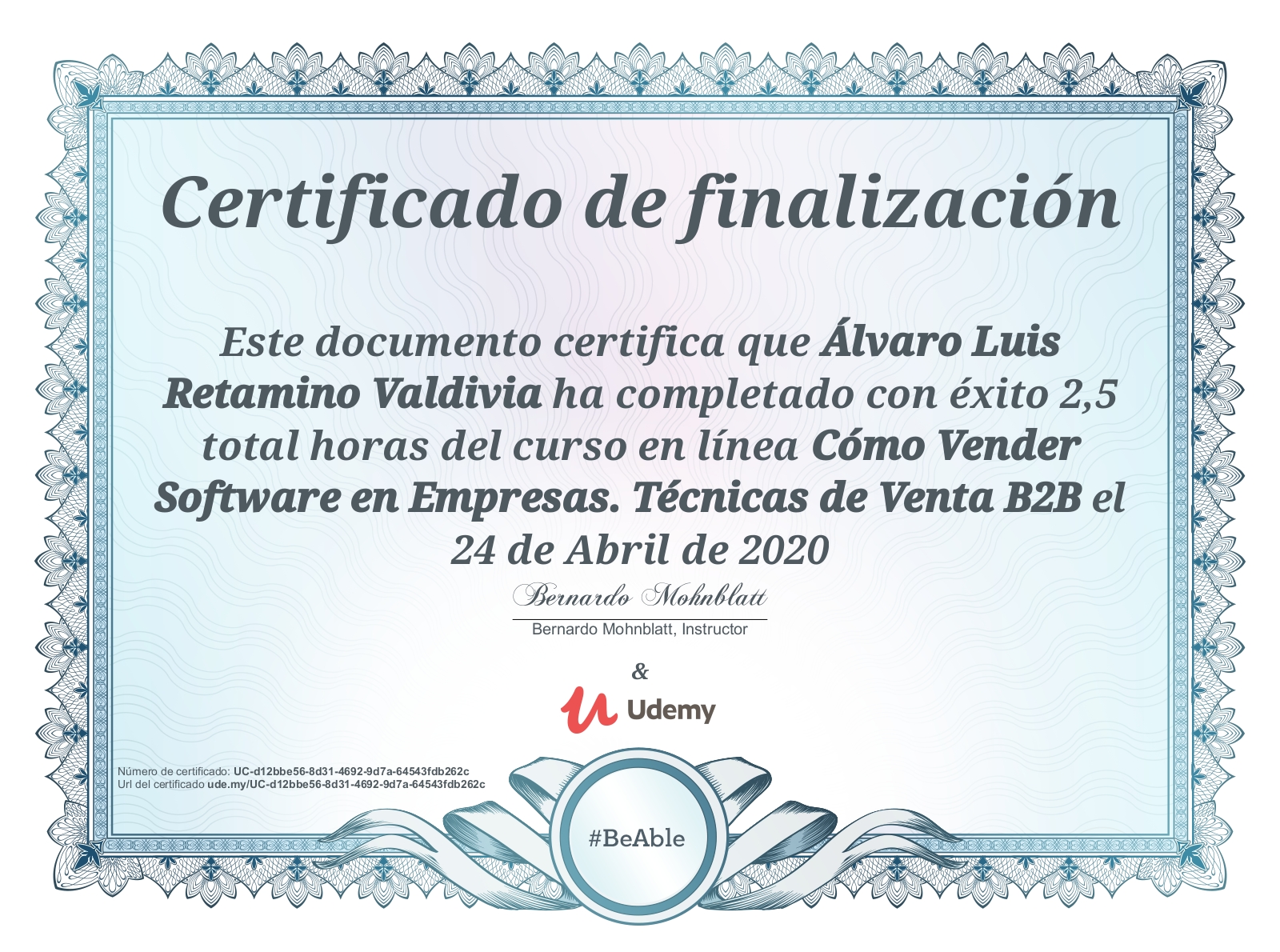 Álvaro L. Retamino Valdivia - Eli Lilly and Company | LinkedIn