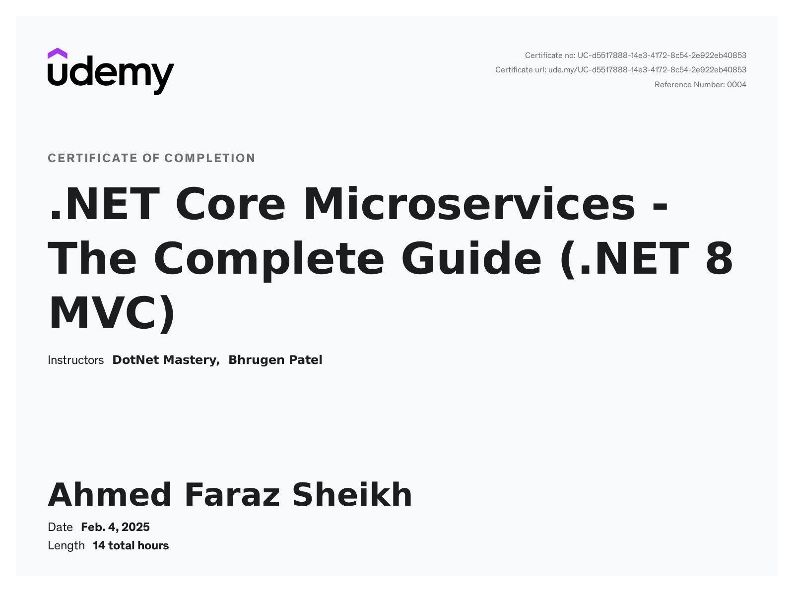 Faraz Sheikh - Software Engineer - C# | Net Core | Angular | ML | DL ...