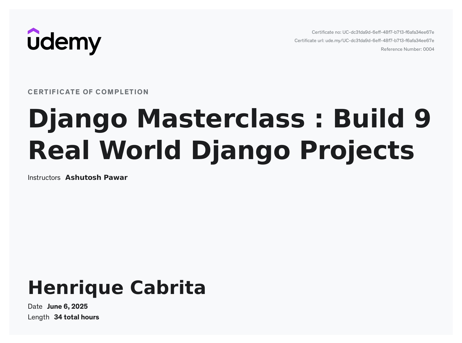 Henrique Cabrita - Python Developer | LinkedIn