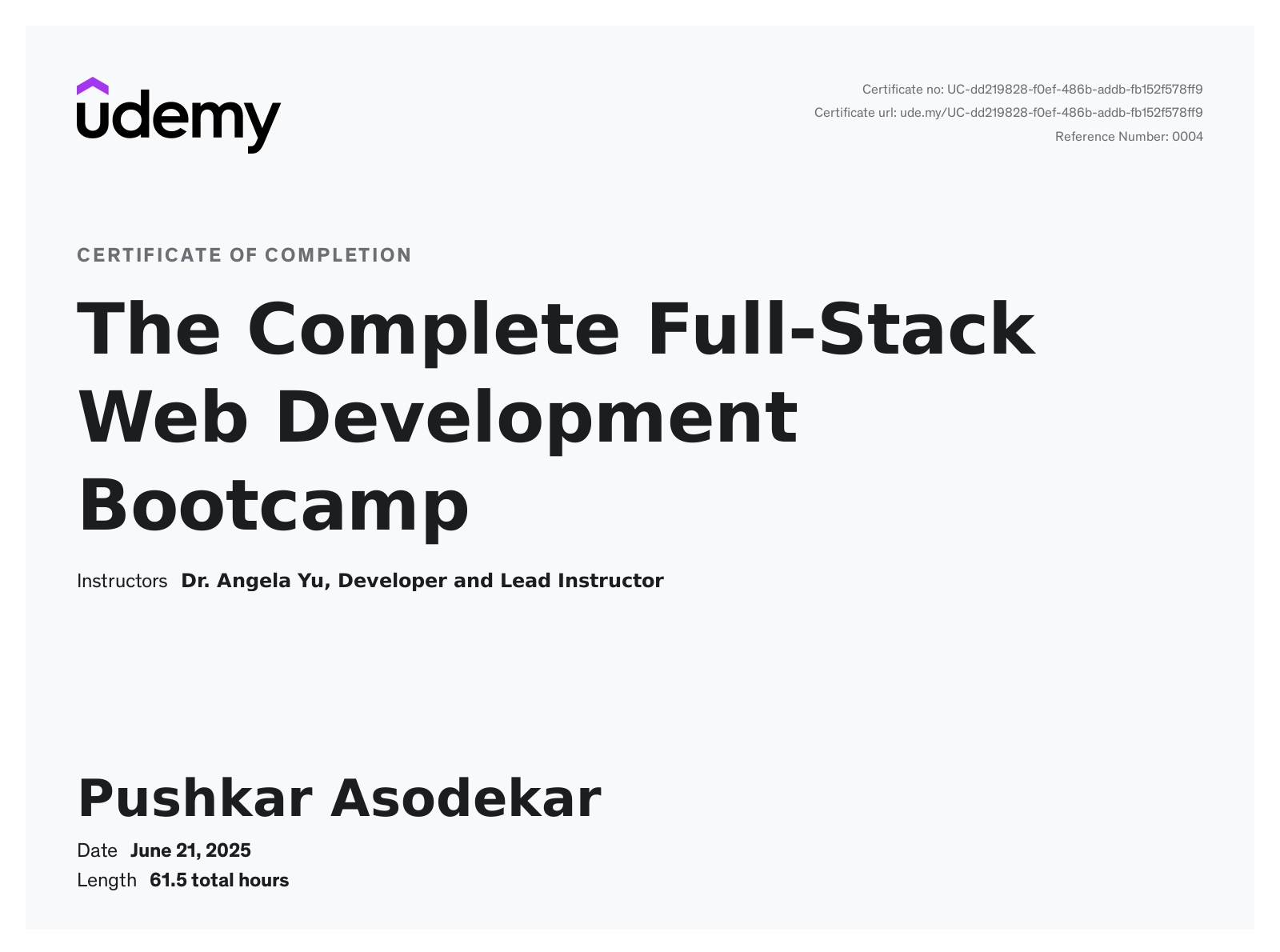 Pushkar Asodekar - Full‑Stack Web Developer | Java & Python Developer | DSA | Cloud Computing ...