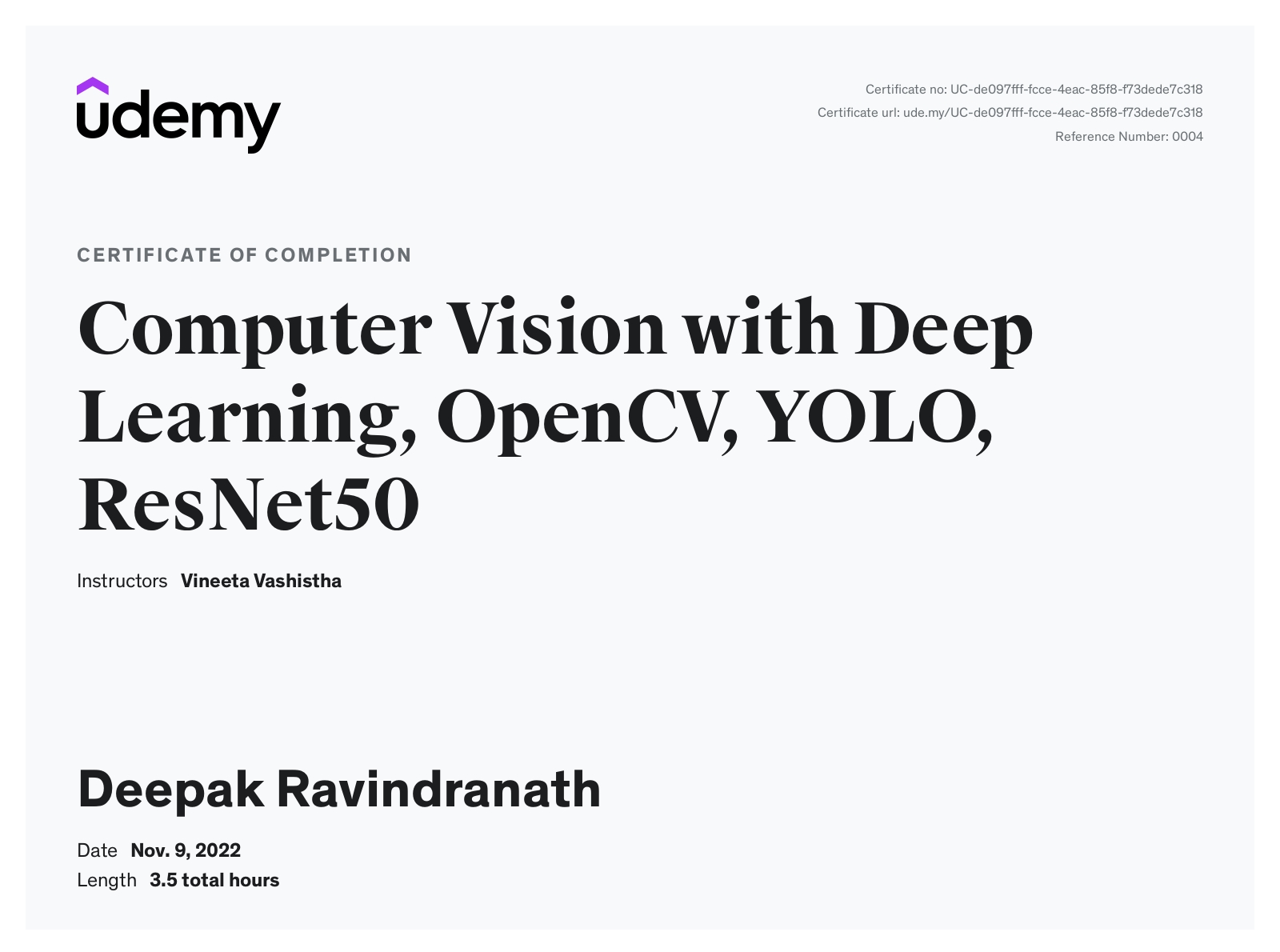 Deepak Channagiri R. - Data Scientist | Expertise in Machine Learning and Computer Vision ...