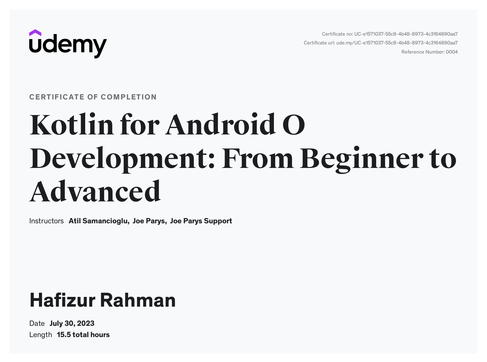 Hafizur Rahman - | Android Developer | Kotlin, Java, MVVM | Firebase & Room Database | SQL ...