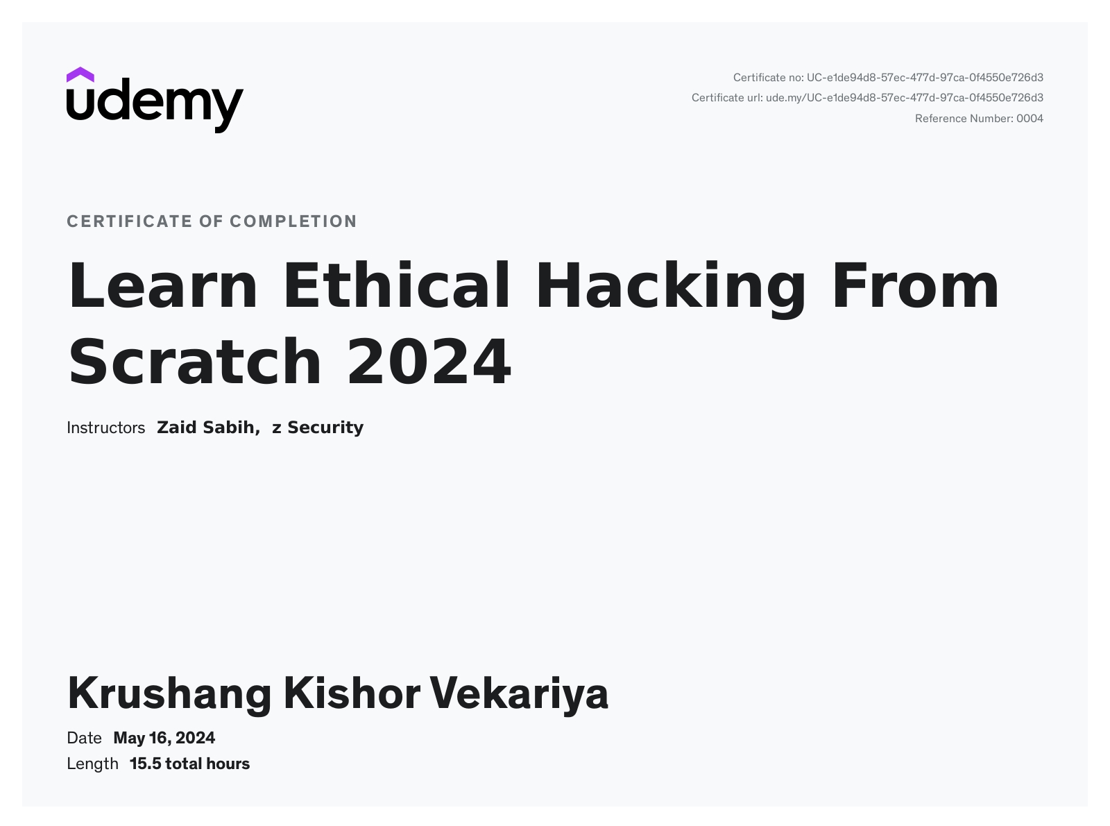 Krushang Vekariya - Cybersecurity | VAPT | Web Application Security ...