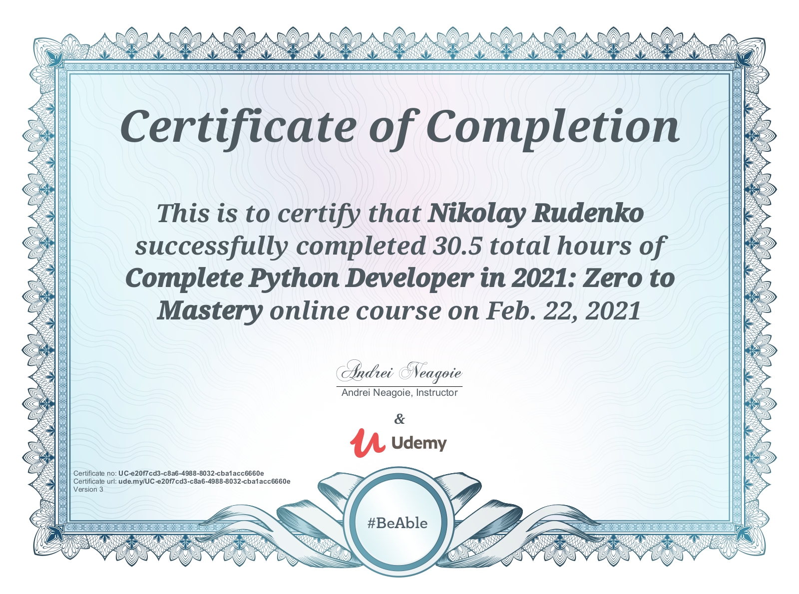 Mykola Rudenko – Senior Software Engineer | AI & Backend | LinkedIn