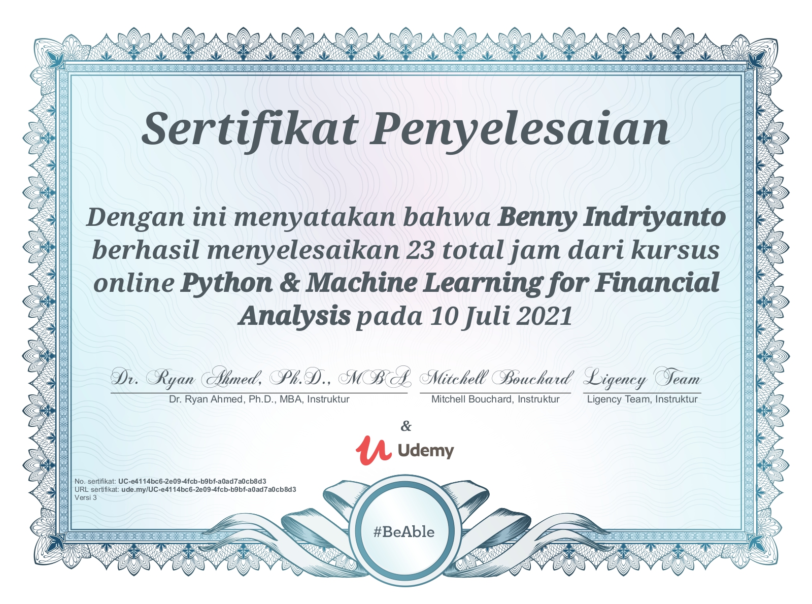 Benny Indriyanto - backend developer | LinkedIn