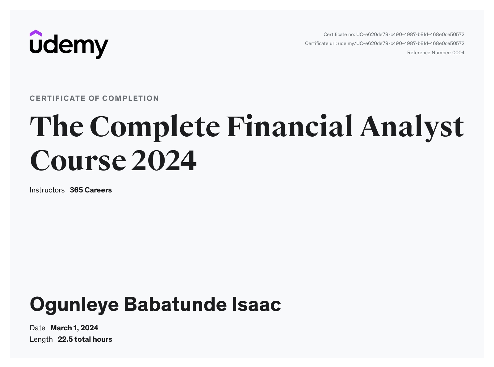 Babatunde Ogunleye Bsc , BFP, ACA. Msc - Accountant ||Finance Analyst ...