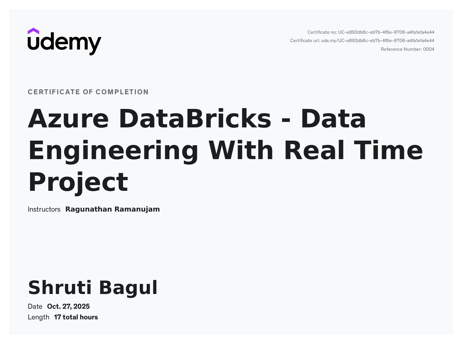 Shruti Bagul - Aspiring Big Data Engineer | Cloud (Azure | GCP) | Data Enthusiast | LinkedIn