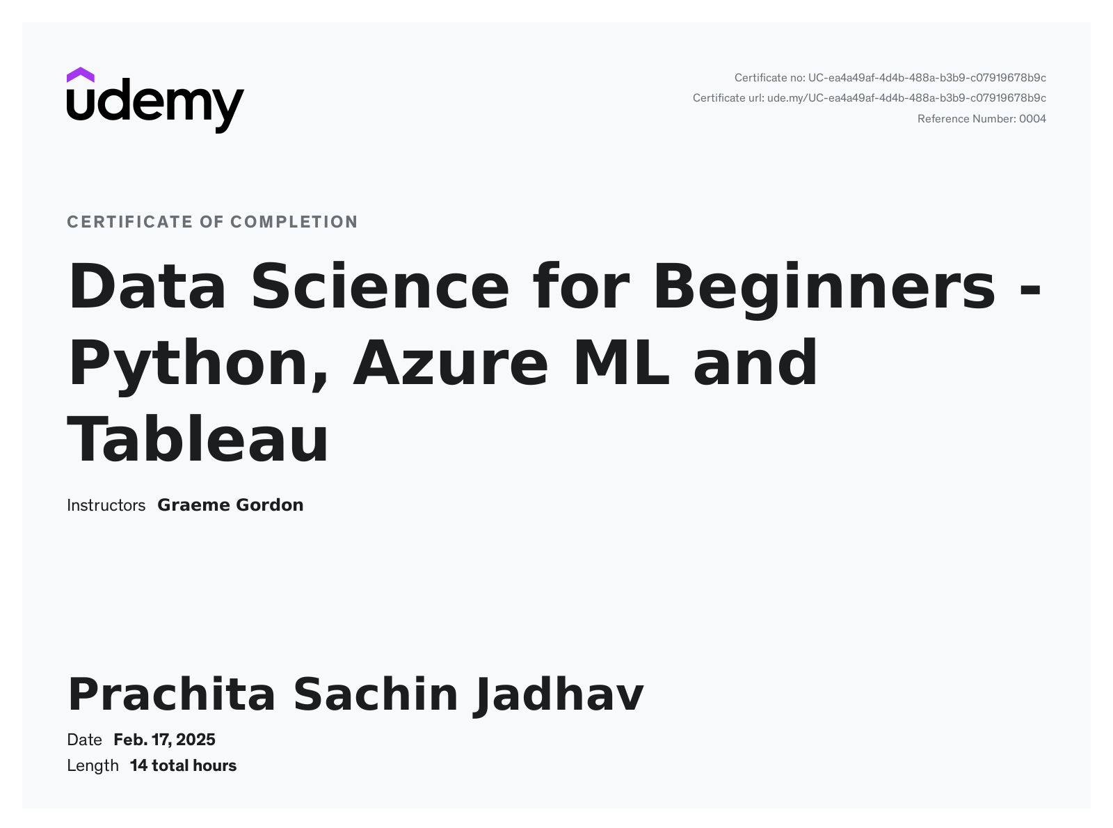 Prachita S Jadhav - Exploring Data to Discover Stories | B.Sc. IT graduate from S K Somaiya ...
