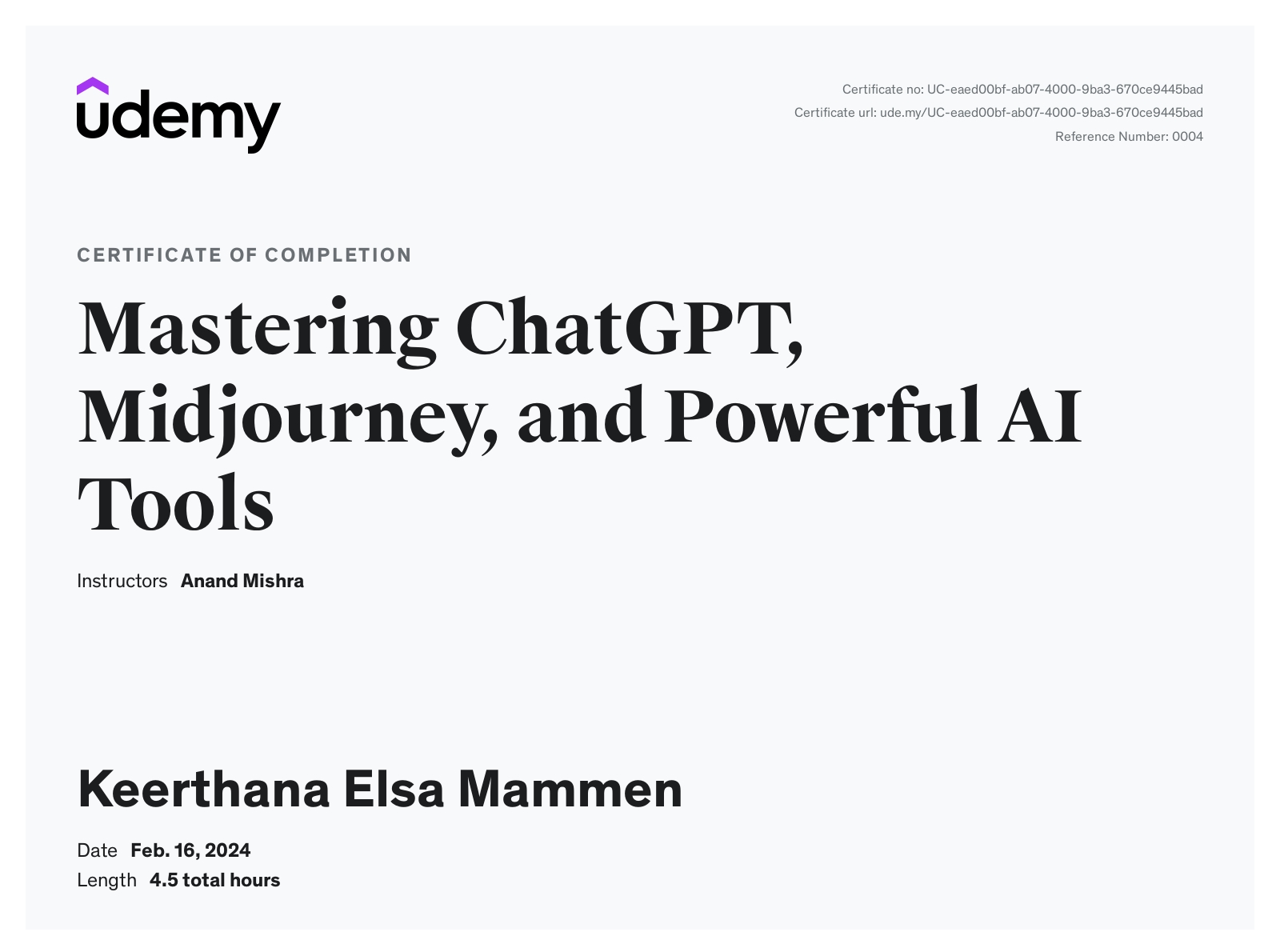 Keerthana Elsa Mammen - Assurance Associate@ EY GDS| Finance Enthusiast ...