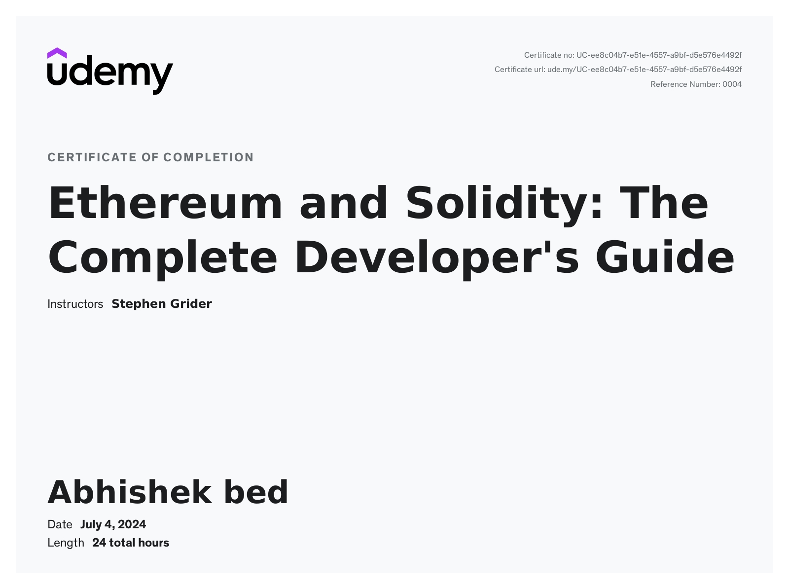 Abhishek Bed - Blockchain Developer - SDE 1 | Ethereum | Polygon ZKEVM | Solidity | Smart ...