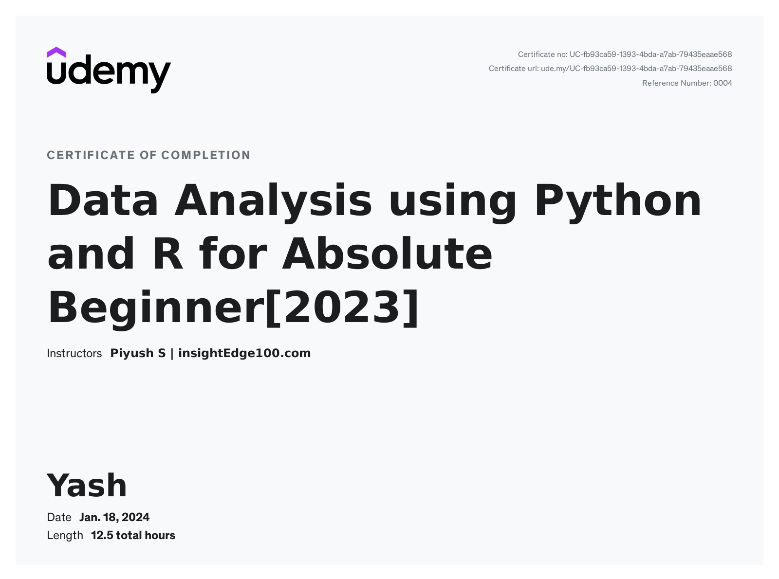 Yash . - Data Analyst | Research Intern (Data Analytics) at RBI ...