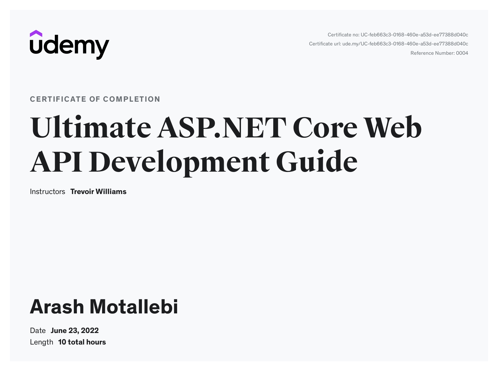 ‏Arash Motallebi‏ - | ‏Sr. Software Engineer | Backend Developer | C# | ASP.NET Core ...