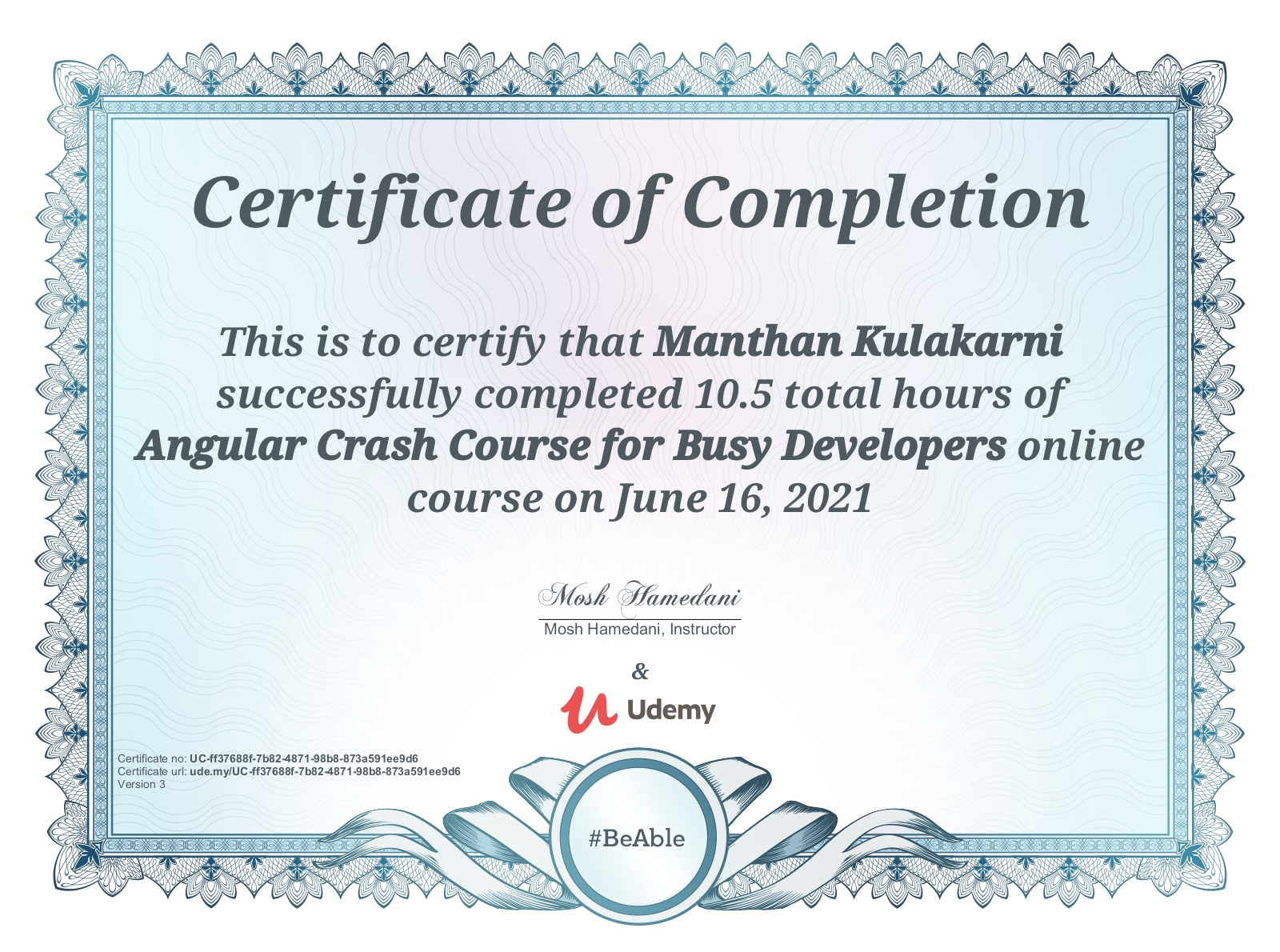 Manthan M Kulakarni - Cisco Meraki | LinkedIn